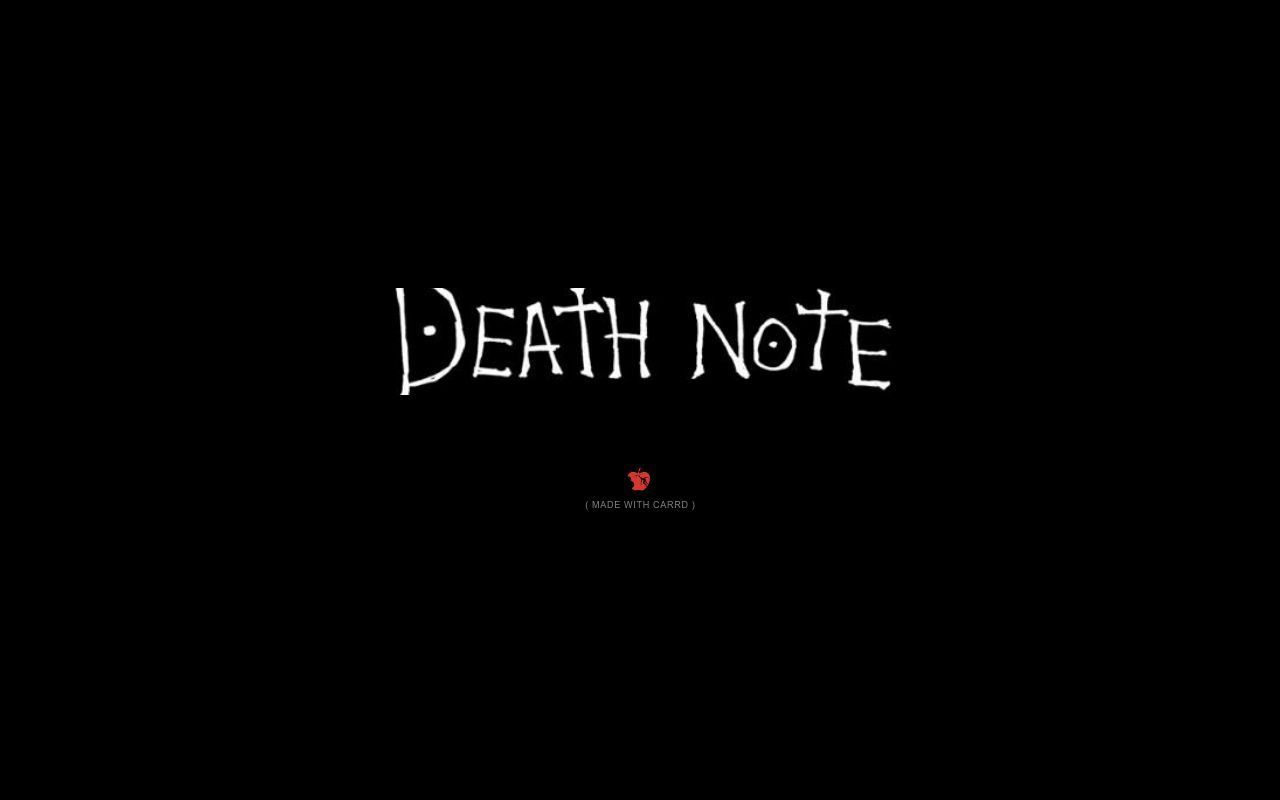 death note.